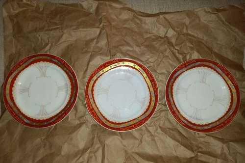 Антикварные фарфоровые тарелки Гарднер