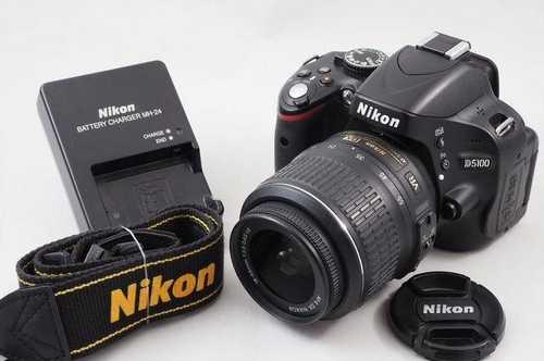 Nikon D5100 kit 18-55mm II VR ED пробег 10800