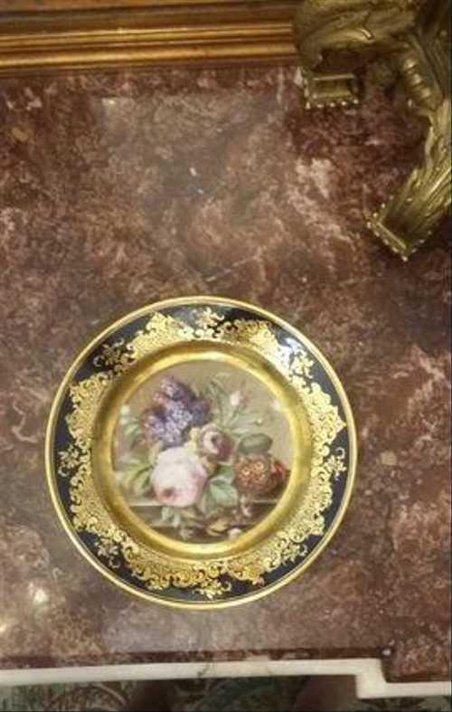 Антикварная тарелка 19 век