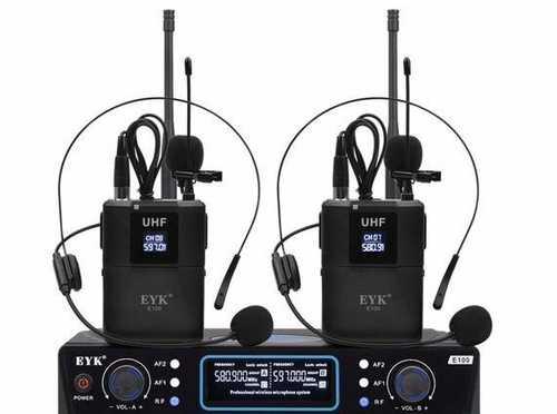 Беспроводная радио система EYK E100 UHF 60м