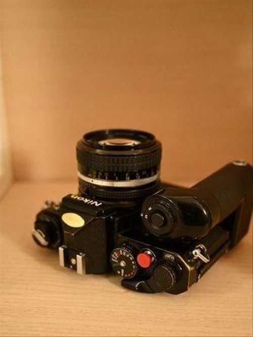 Nikon FE + Nikkor 50 mm f/ 1.4 Ai-S + MD-12
