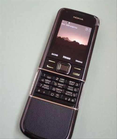 Nokia 8800 Arte Sapphire Black Оригинал