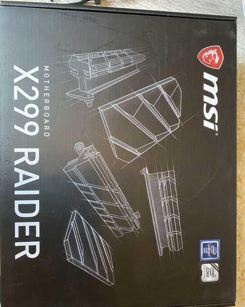 Материнская плата MSI x299 2066 сокет