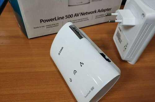 Сетевой адаптер Powerline dhp-500av