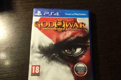 Диск God Of War 3 (GOW 3) на PS4