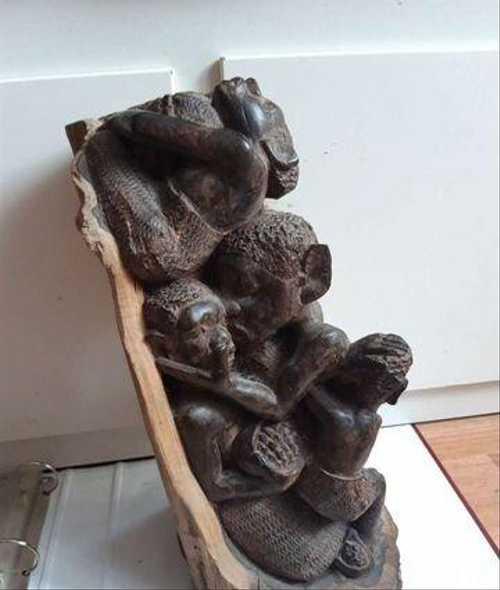 Статуэтка из железного дерева Африка