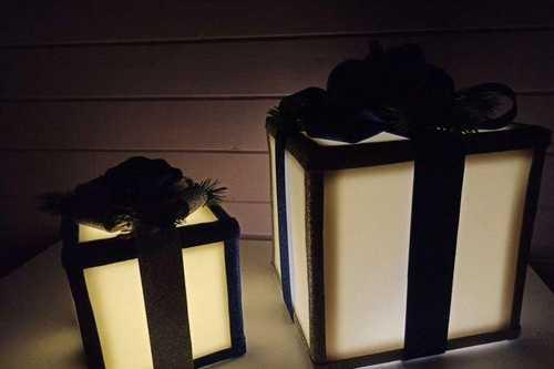 Новогодние декоративные светильники "Подарочки"