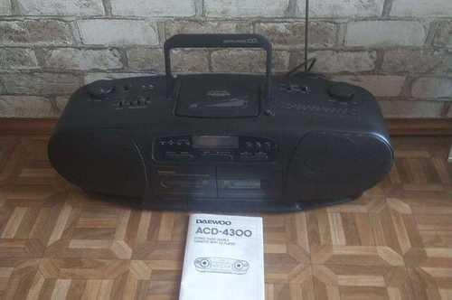 Магнитола Daewoo ACD-4300 2-х кассетная