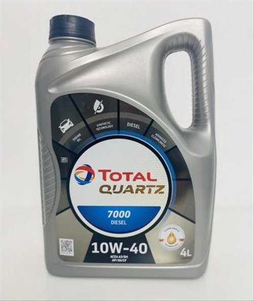 Моторное масло Total Quartz 7000 10W-40 Diesel 4L