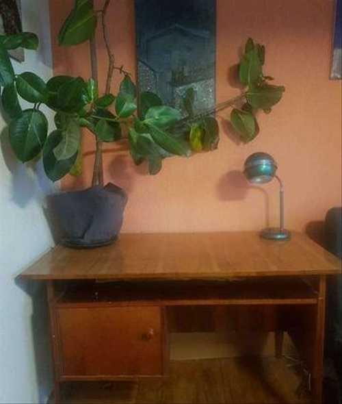 Винтажный письменный стол, дерево