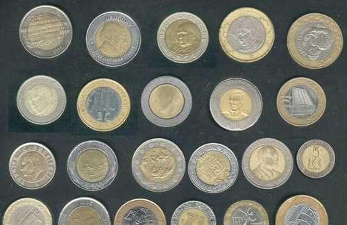 Биметаллические монеты мира. Продажа