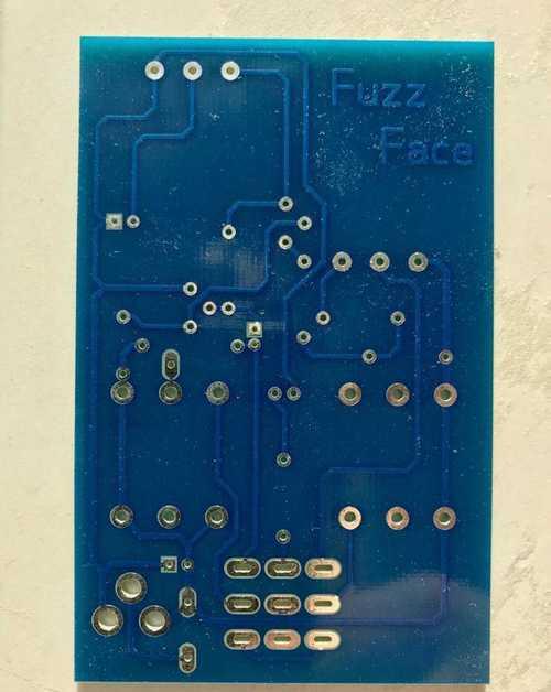 Печатная плата для сборки FuzzFace