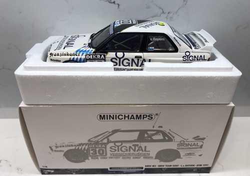 BMW E30 M3 #11 signal 1:18 minichamps