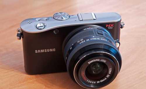 Беззеркальная камера samsung NX100 kit 20-50