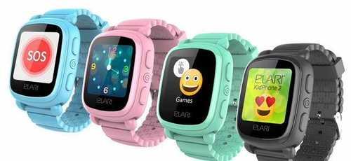Детские часы Elari KidPhone 2 с GPS на бульваре)