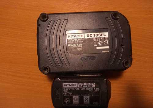 Зарядное устр. Hitachi UC 10SFL и аккум. BCL1015