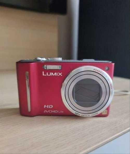 Фотоаппарат Lumix DMC-TZ 10 Panasonic красный