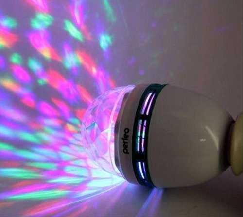 Лампа светодиодная крутящиеся точки