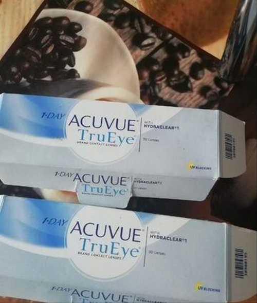 Ежедневные линзы 1 day acuvue trueye