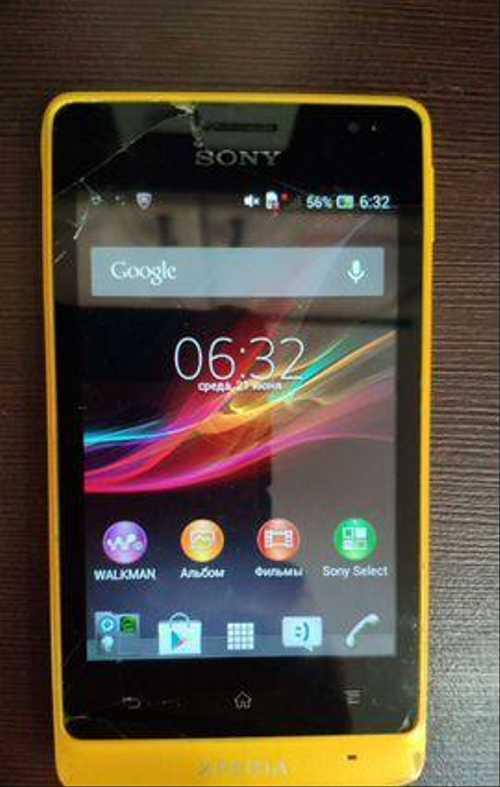 Телефон Sony xperia go