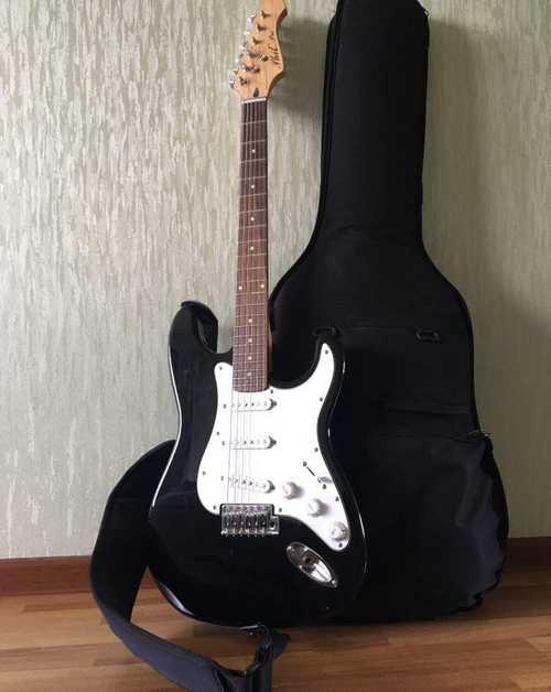 Электрогитара Phil Pro Stratocaster, ремень + чехо