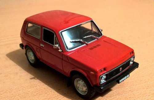 Автомобиль Нива, ваз 2121, модель масштаб - 1/43