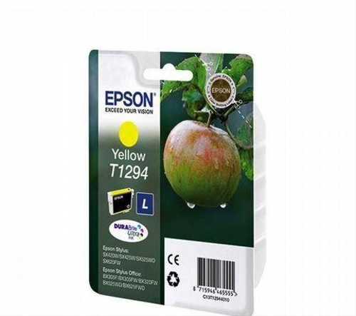 Струйный картридж Epson T1294 (C13T12944012) Yello