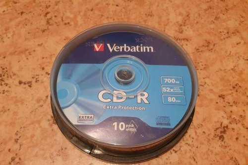 CD-R Verbatim 700мб 10 шт