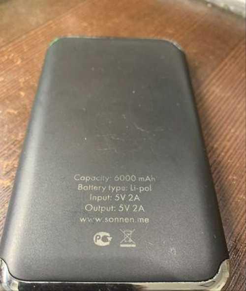 Повербанк 6000 mah