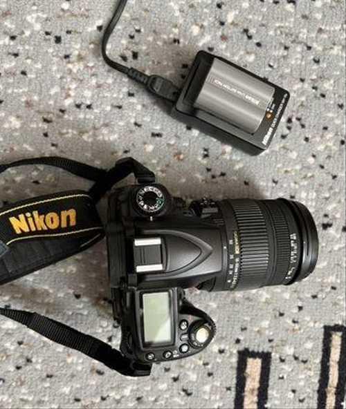 Зеркальный фотоаппарат nikon d90+sigma DC18-50