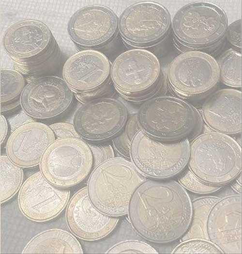 Обмен евро монет