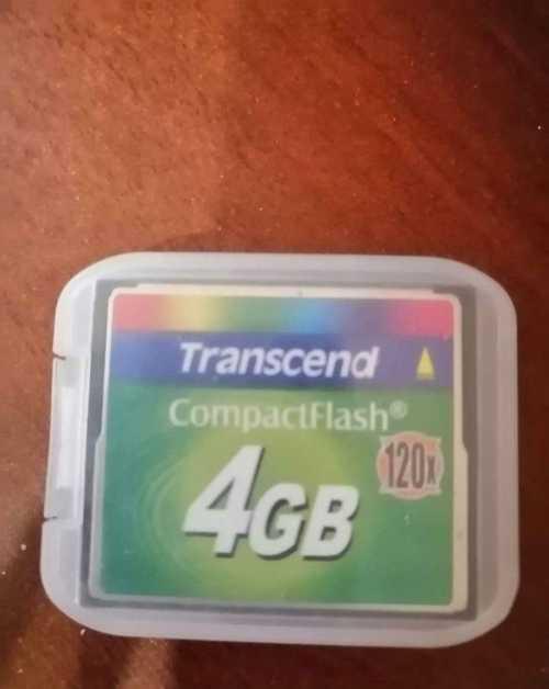 Карта памяти Transcend Compactflash 4gb