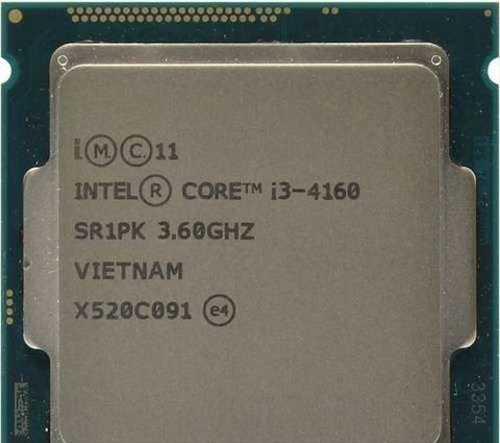 Процессор intel core i3 4160