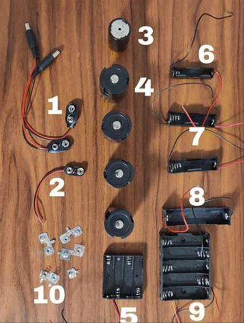 Разъемы элементов питания