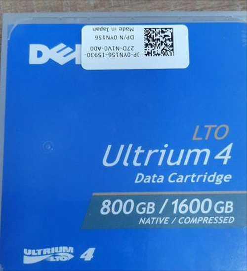 Ленточный картридж dell lto ultrium 4