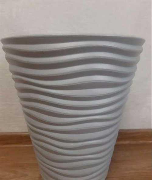 Кашпо для цветов напольное, новое, не использовало