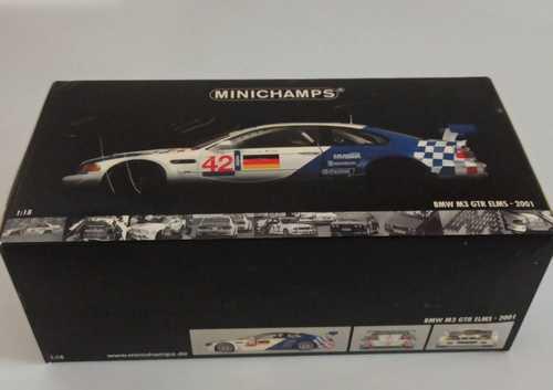 Bmw M3 GTR E46 Elms 2001 Minichamps 1:18