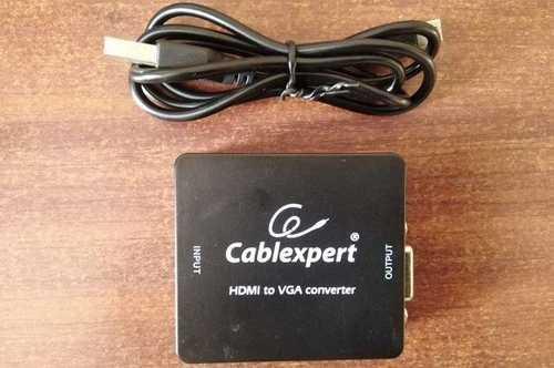 Конвертер Cablexpert hdmi - VGA (DSC-hdmi-VGA-001)