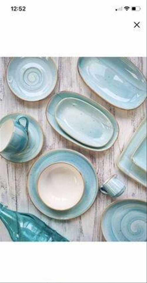 Набор форфоровой посуды фирмы bonna коллекция aqua
