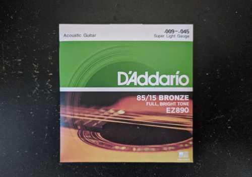 Струны металлические D'addario EZ890 (9/45)