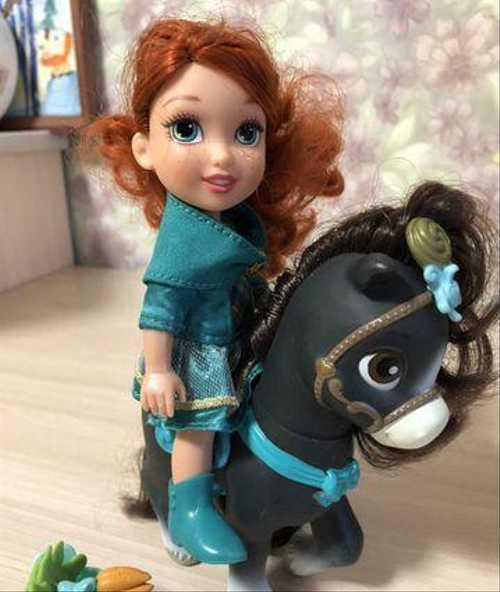 Кукла Мерида с конем disney