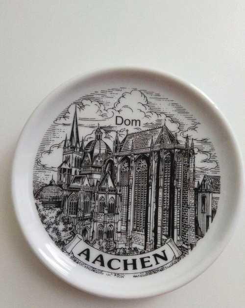 Настенная тарелка сувенирная Ахен