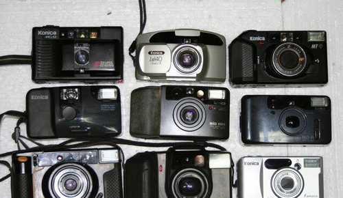 Konica компактные фотоаппараты Япония