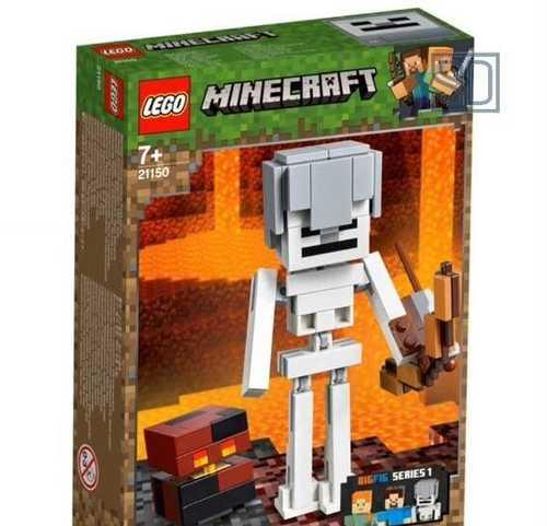 Lego Minecraft 21150 Скелетон с магма кубом