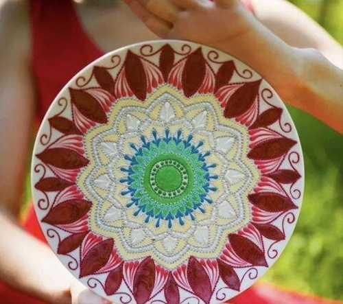 Тарелка керамическая Цвета Татарстана