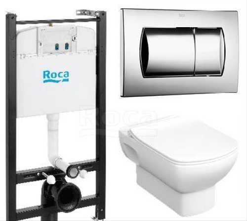 Инсталяция Roca Active с унитазом Roca Dama Senso