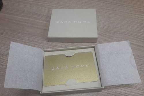 Zara home подарочная карта