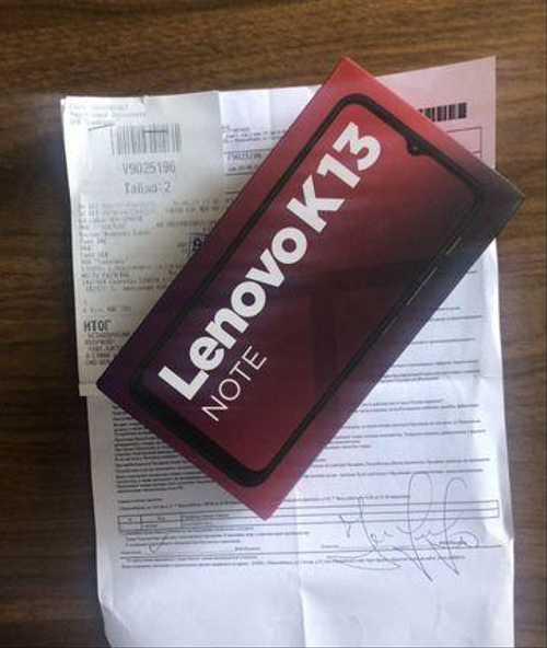 Lenovo k13 Note