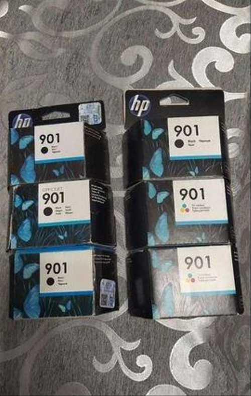 Картридж HP 901 цветной/черный