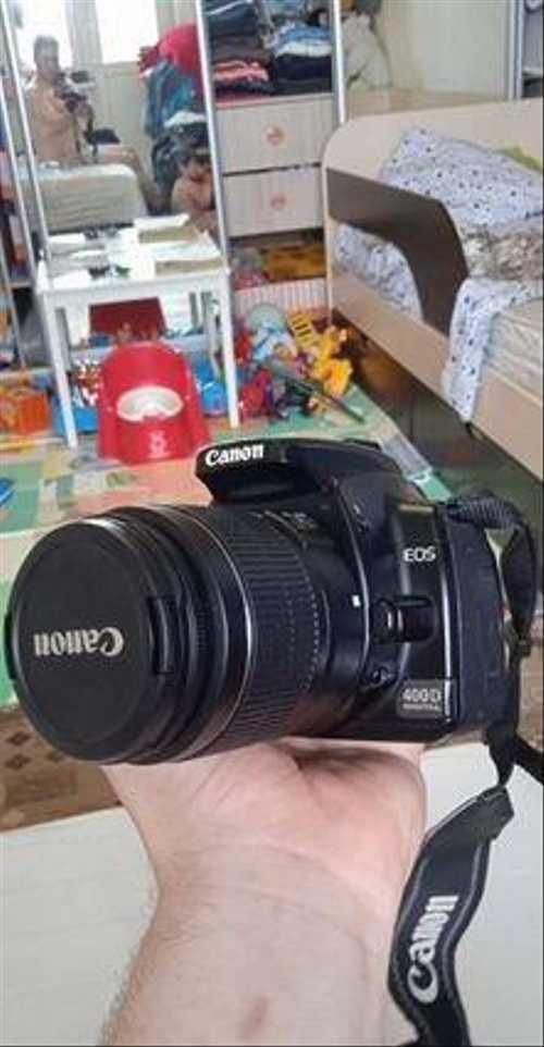 Фотоаппарат canon 400d +18-55 III, полный комплект